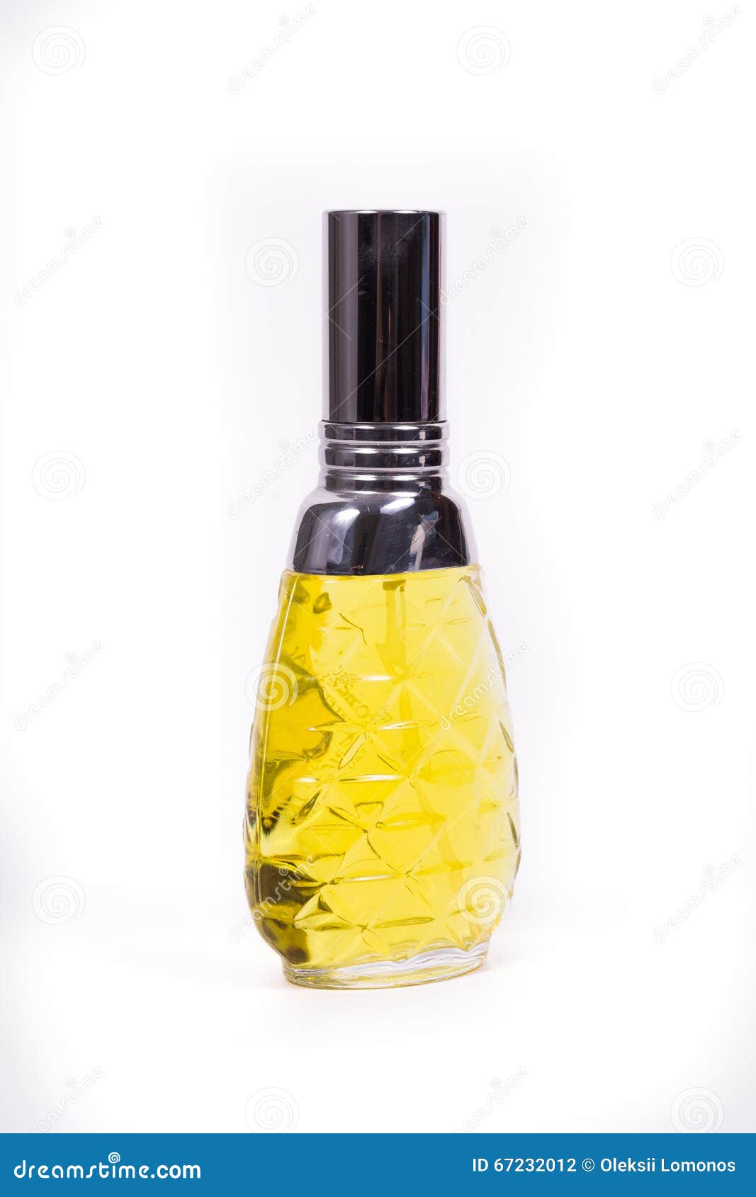 Elegant yellow perfume stock photo. Image of background - 67232012