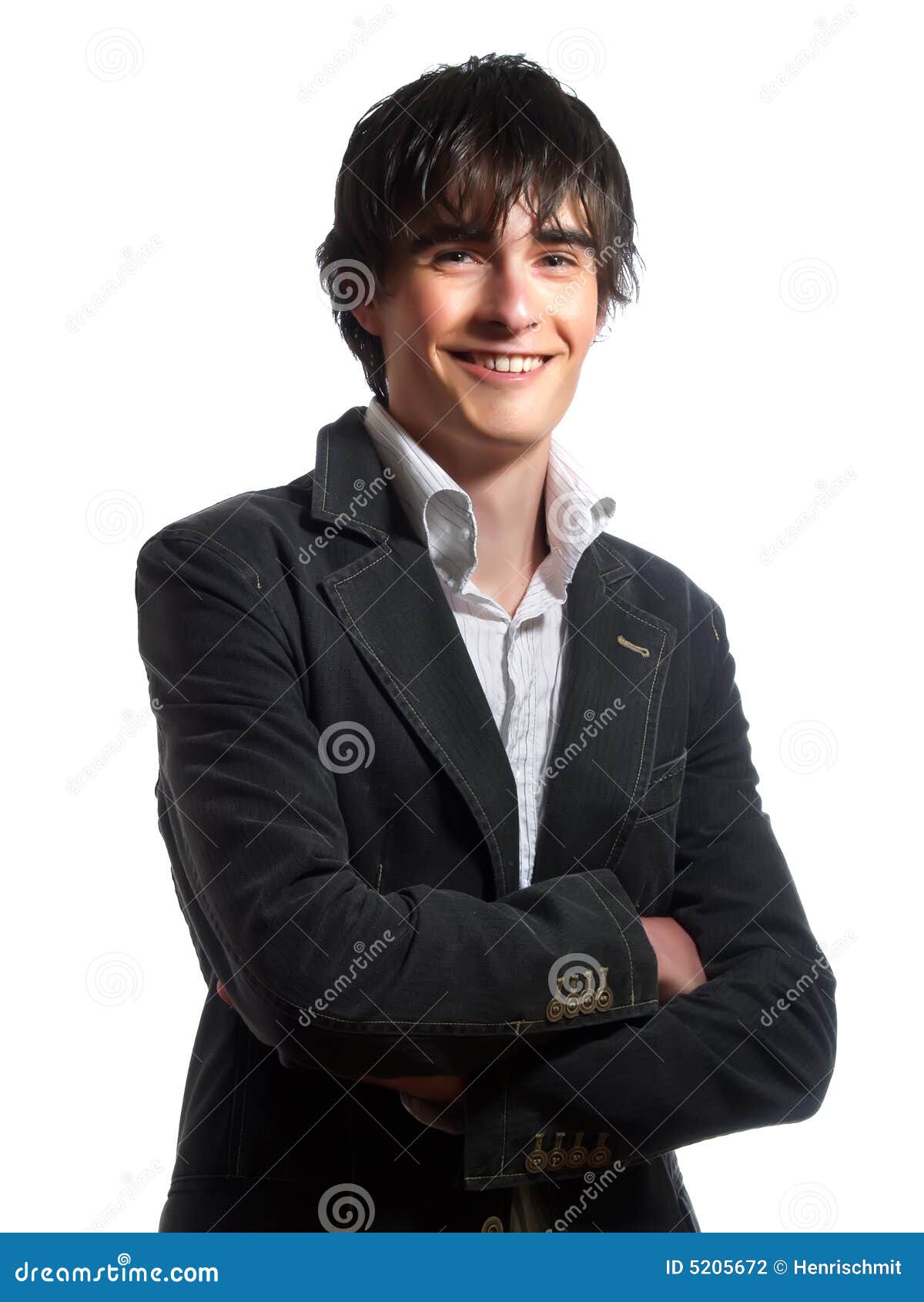 Elegant Young Gentleman is Smiling Stock Photo - Image of glamorous ...