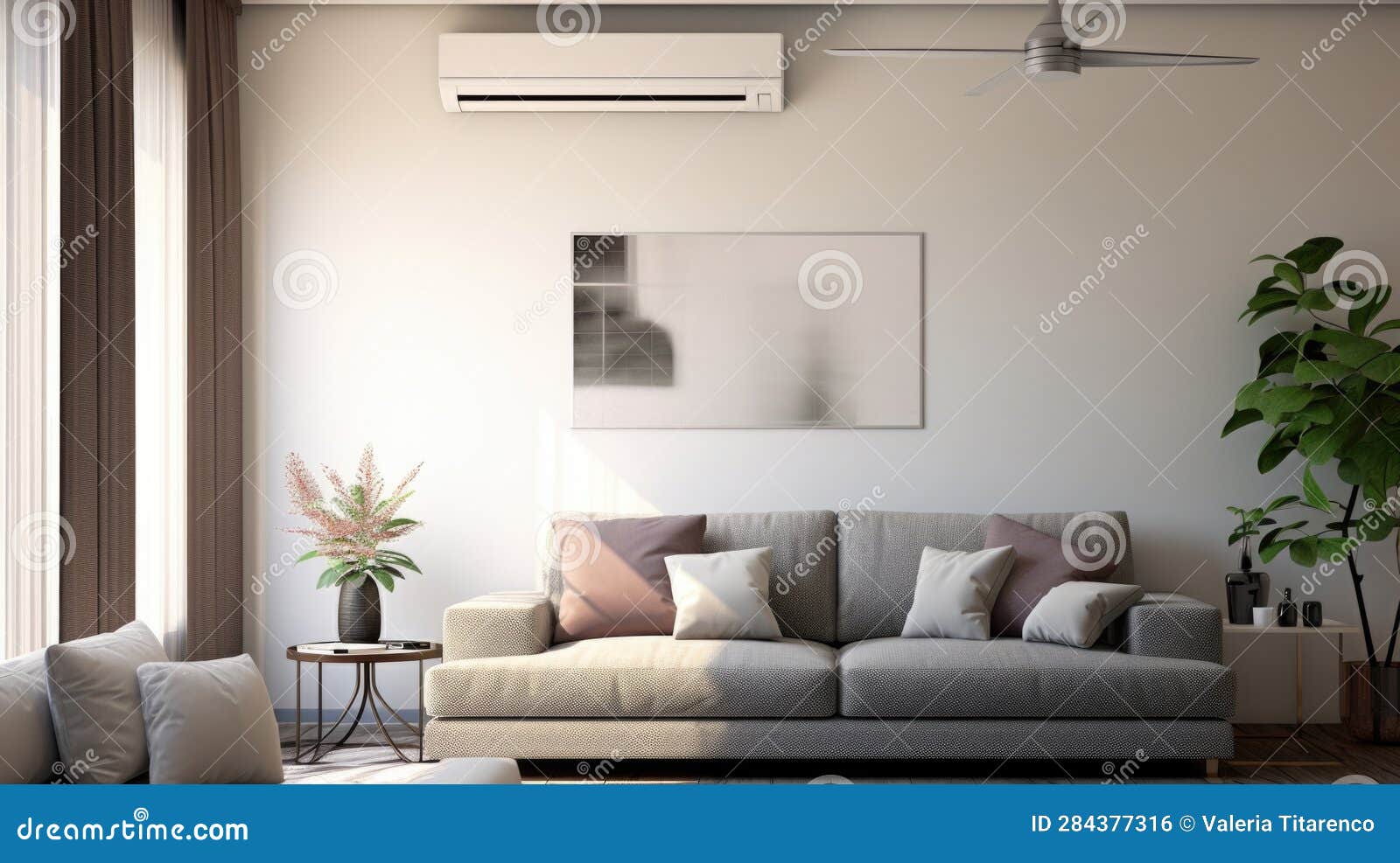An Elegantly Designed Air Conditioning Unit Blending Seamlessly into a ...