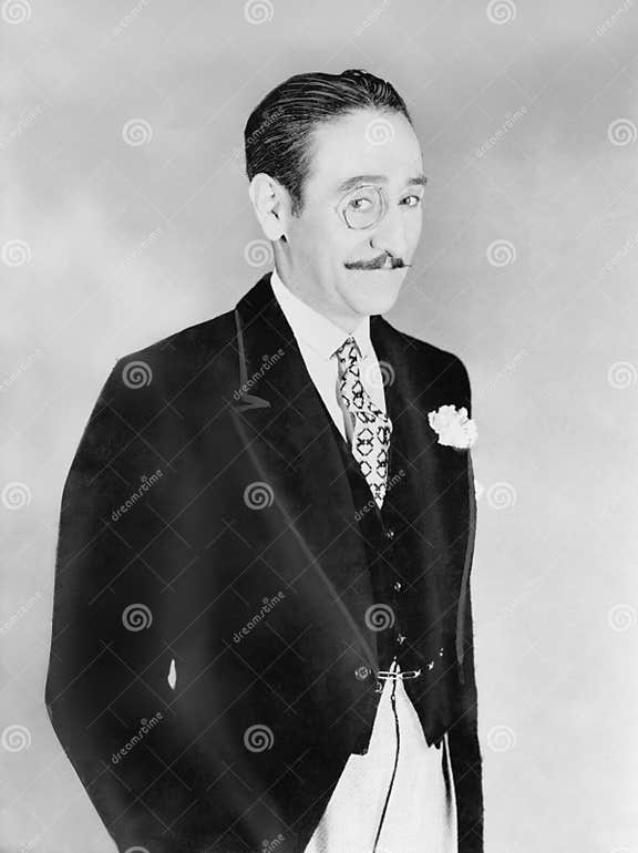 Elegantly Dressed Man with a Monocle Stock Image - Image of nostalgic ...