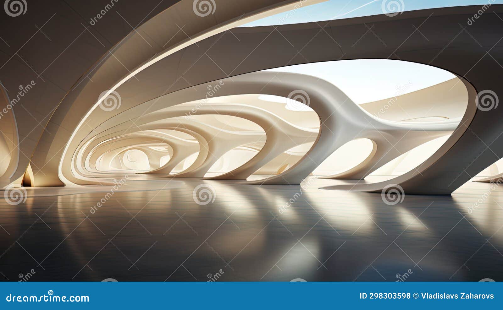 Elegantly Intertwined Curves Creating Captivating Intersections Stock ...