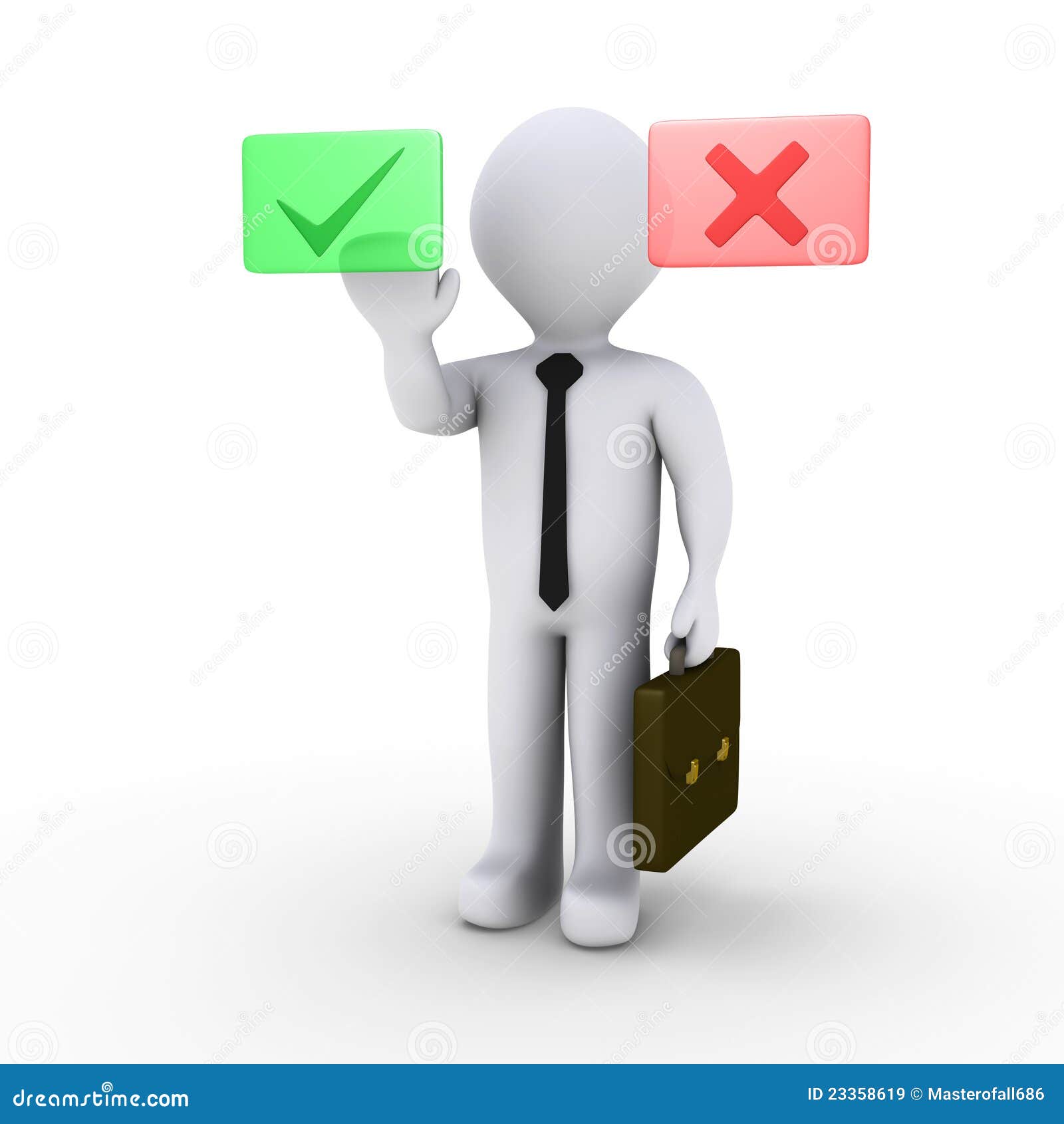 Elegir La Respuesta Correcta Stock de ilustración - Ilustración de ...