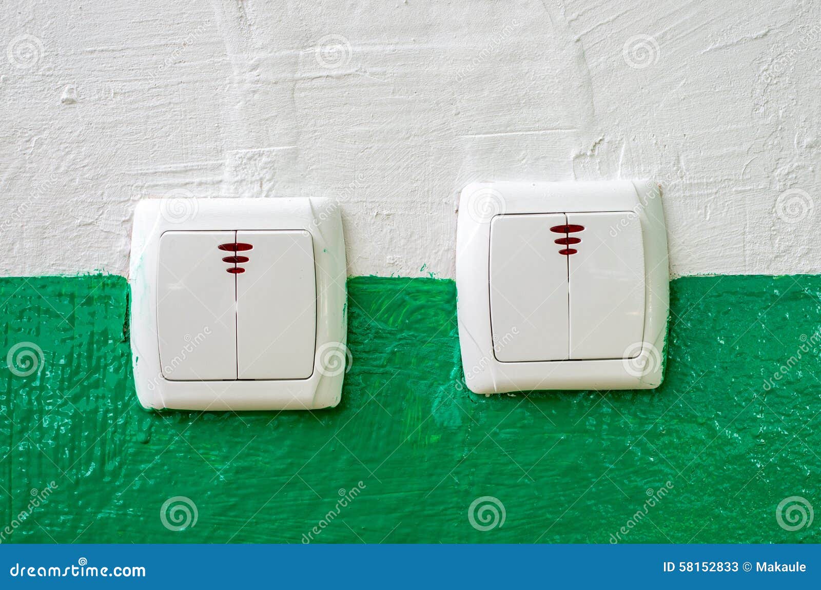 Elektrische Schalter stockbild. Bild von leistung, drehen - 58152833