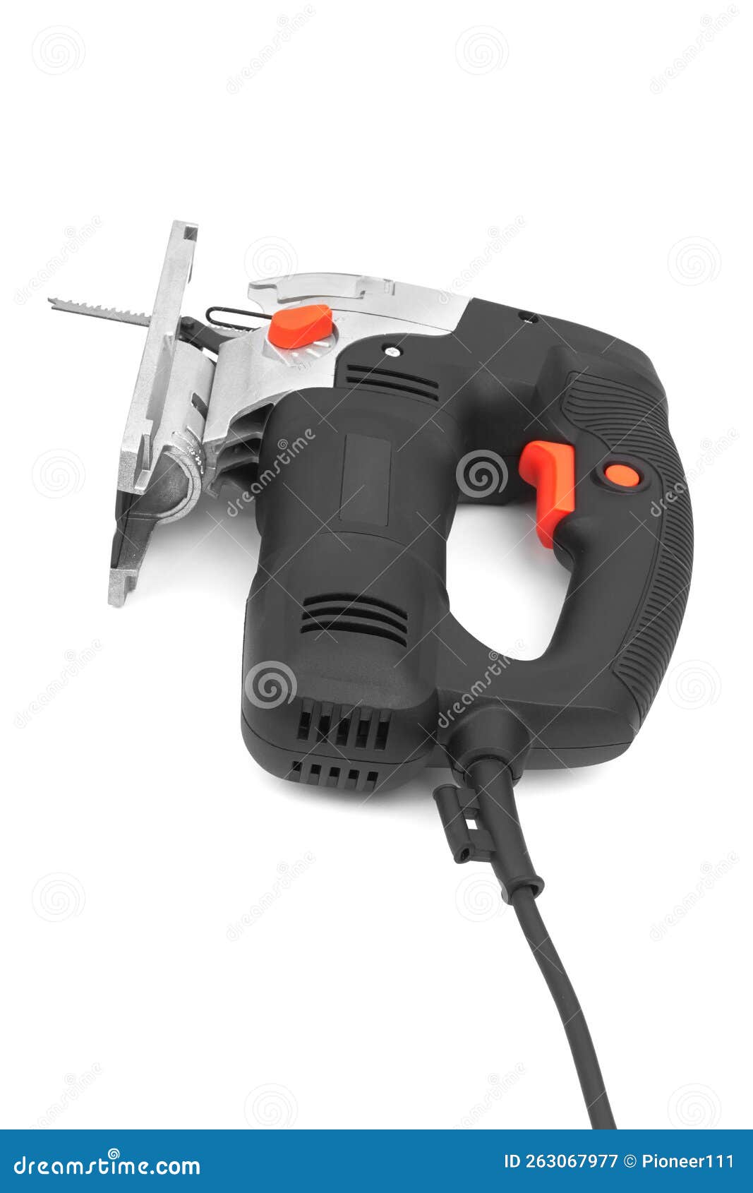 Elektrische zaag stock afbeelding. Image of professioneel - 263067977