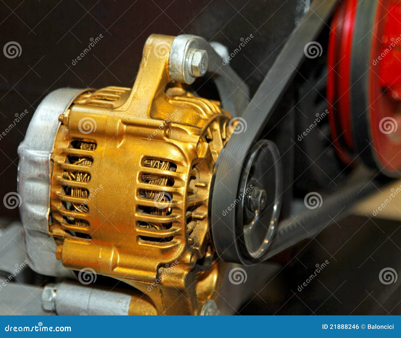 Elektrischer Generator stockfoto. Bild von wechselstromerzeuger - 21888246