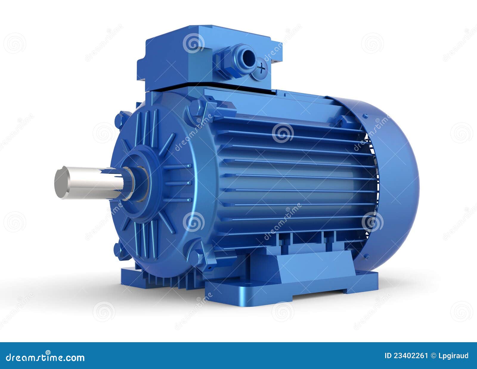 Elektrischer Motor stock abbildung. Illustration von industriell - 23402261