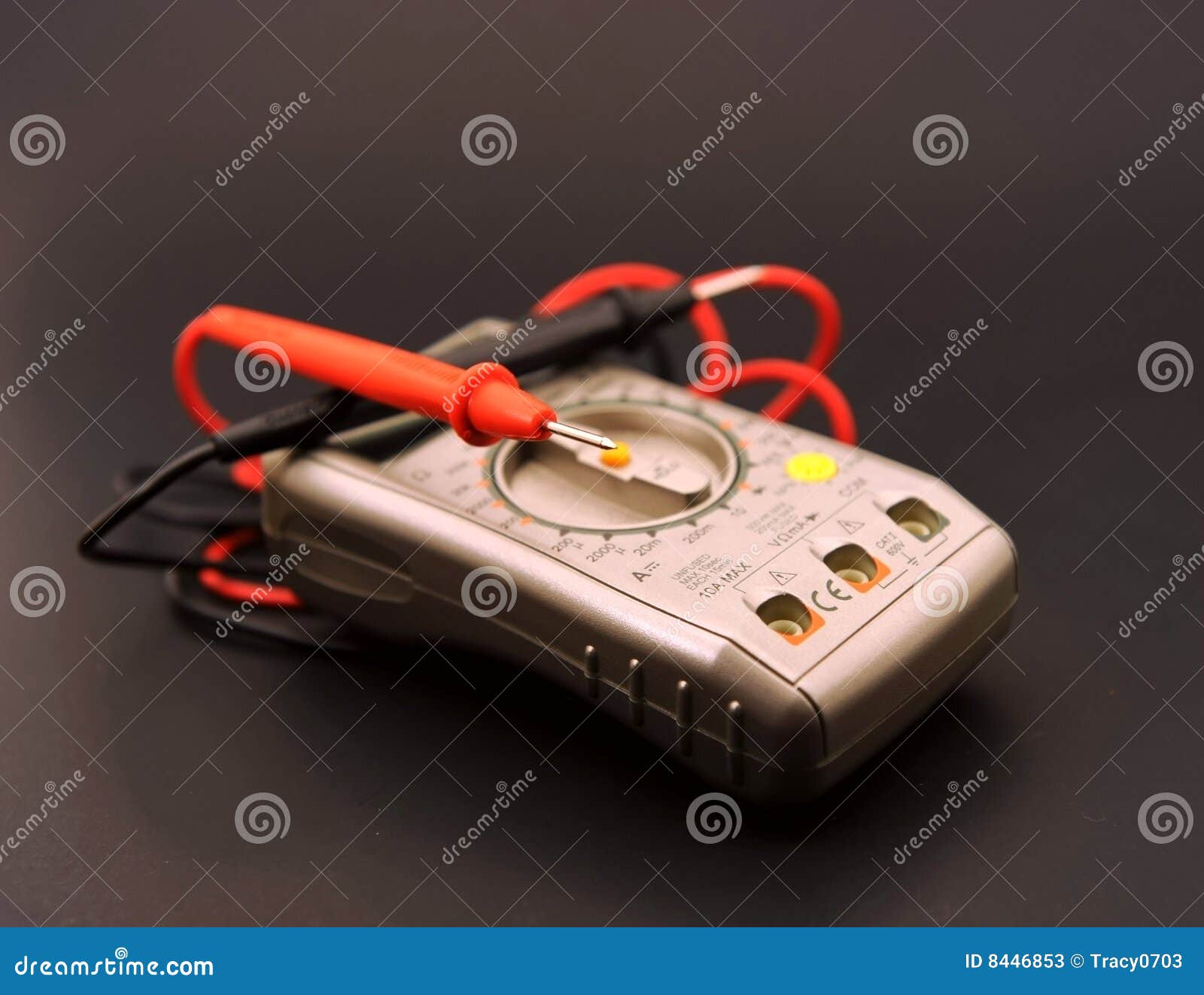 Elektro meter stock afbeelding. Image of techniek, meting - 8446853