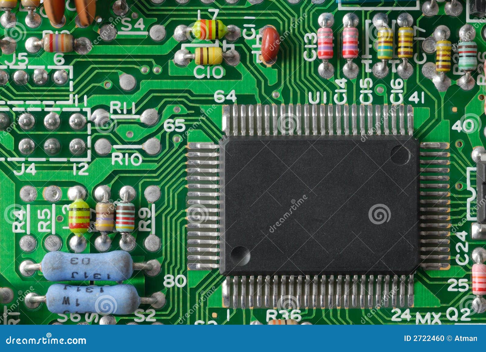 Elektronik stockfoto. Bild von technologie, chip, mikrochip - 2722460