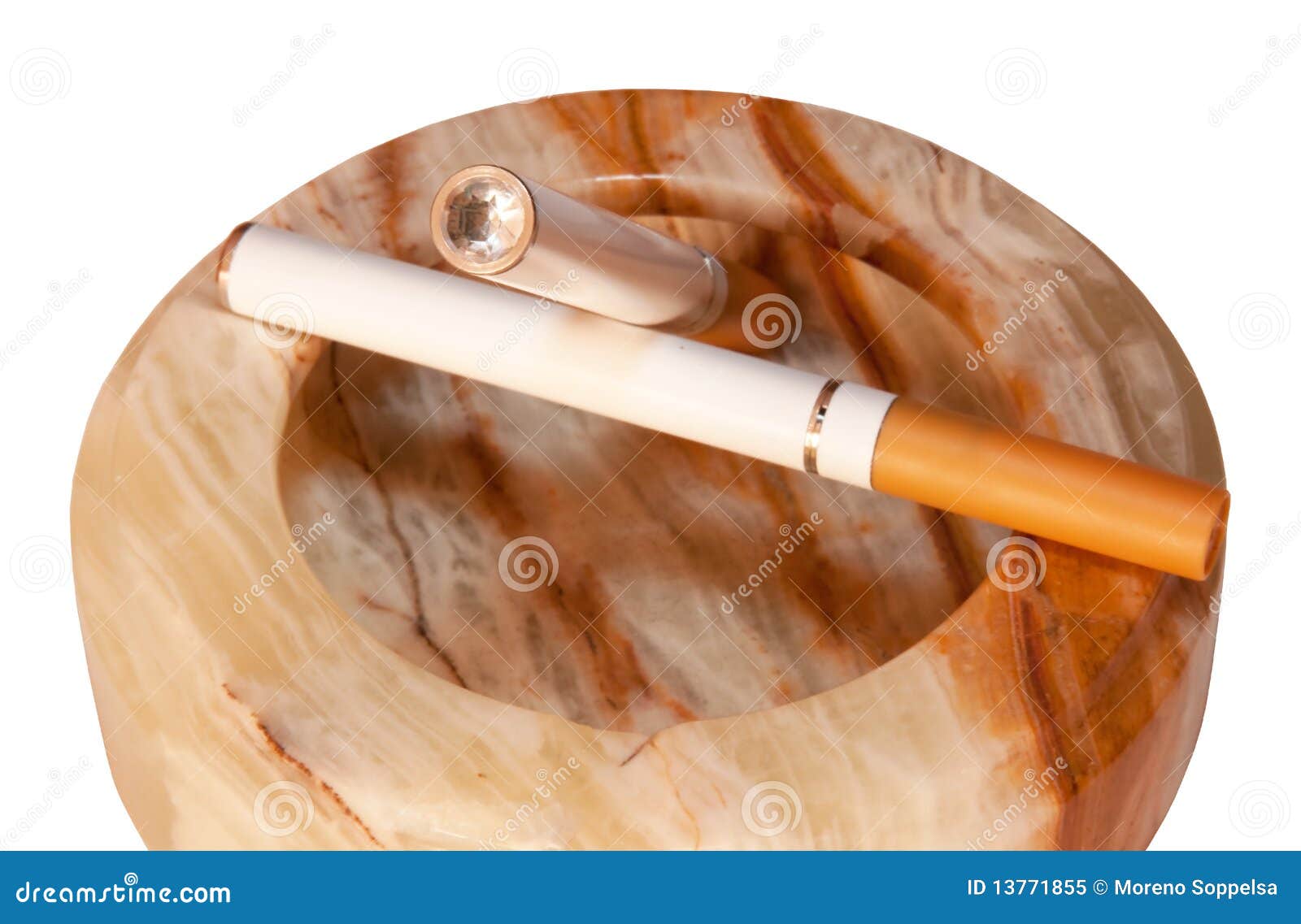 Elektronische Sigaret (e-sigaret) Stock Afbeelding - Image of nicotine ...