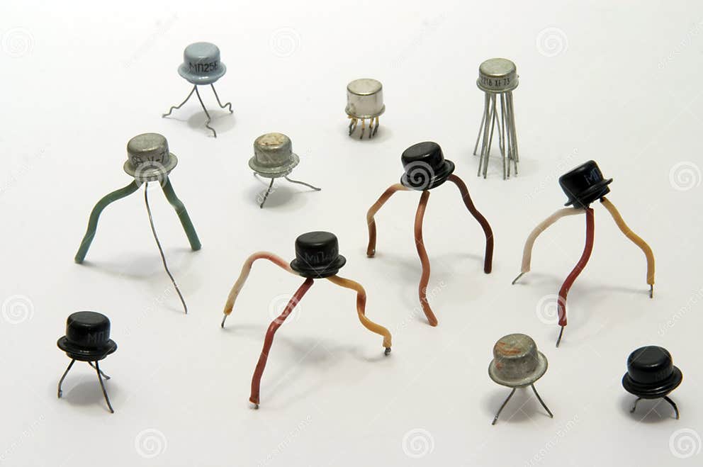 Elektronische Transistoren stockfoto. Bild von decoder - 671498