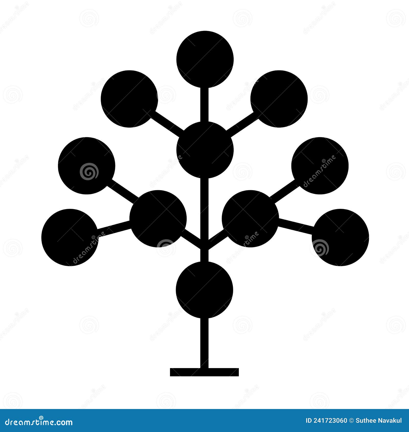 Element of Bio Engineering Symbol. Phylogenetic Sign. Flat Style Stock ...
