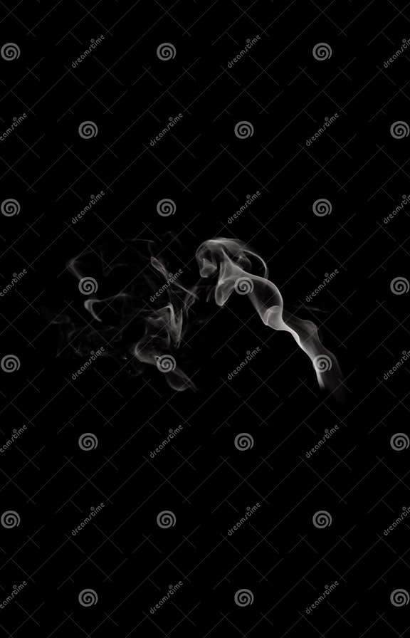 The Element for the Brush is White Smoke on a Black Background ...