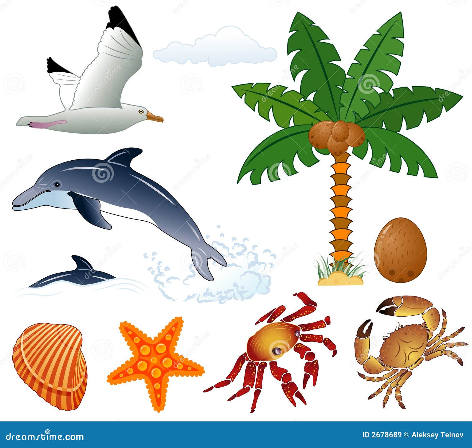 Element for Design (summer) Stock Vector - Illustration of nature ...