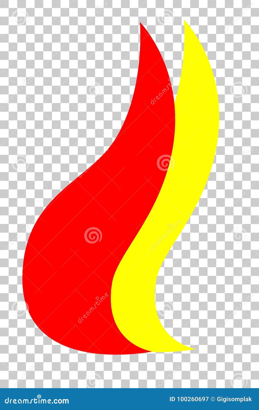 Element Design for Your Logo : Fire, at Transparent Effect Background ...