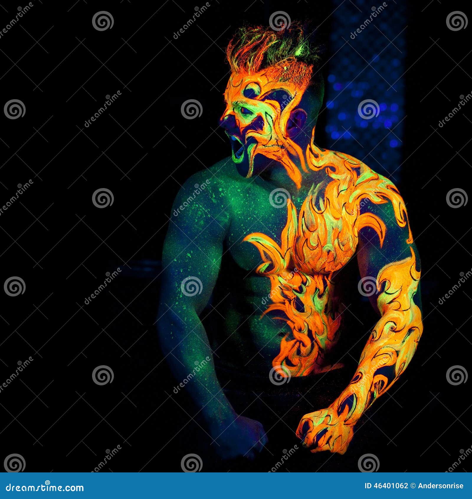 Element Fire stock photo. Image of fantastic, bright - 46401062