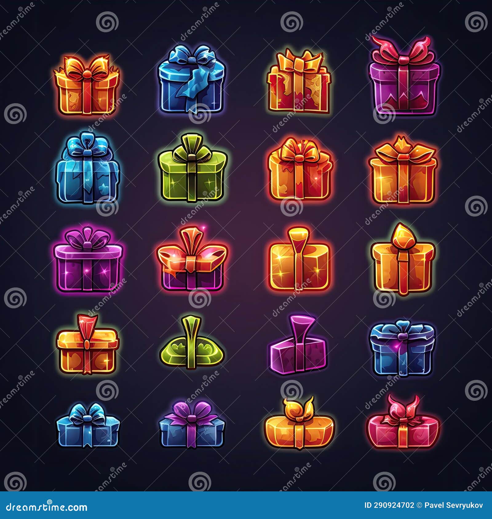 Element Gift Box Game Ai Generated Stock Photo - Image of generated ...