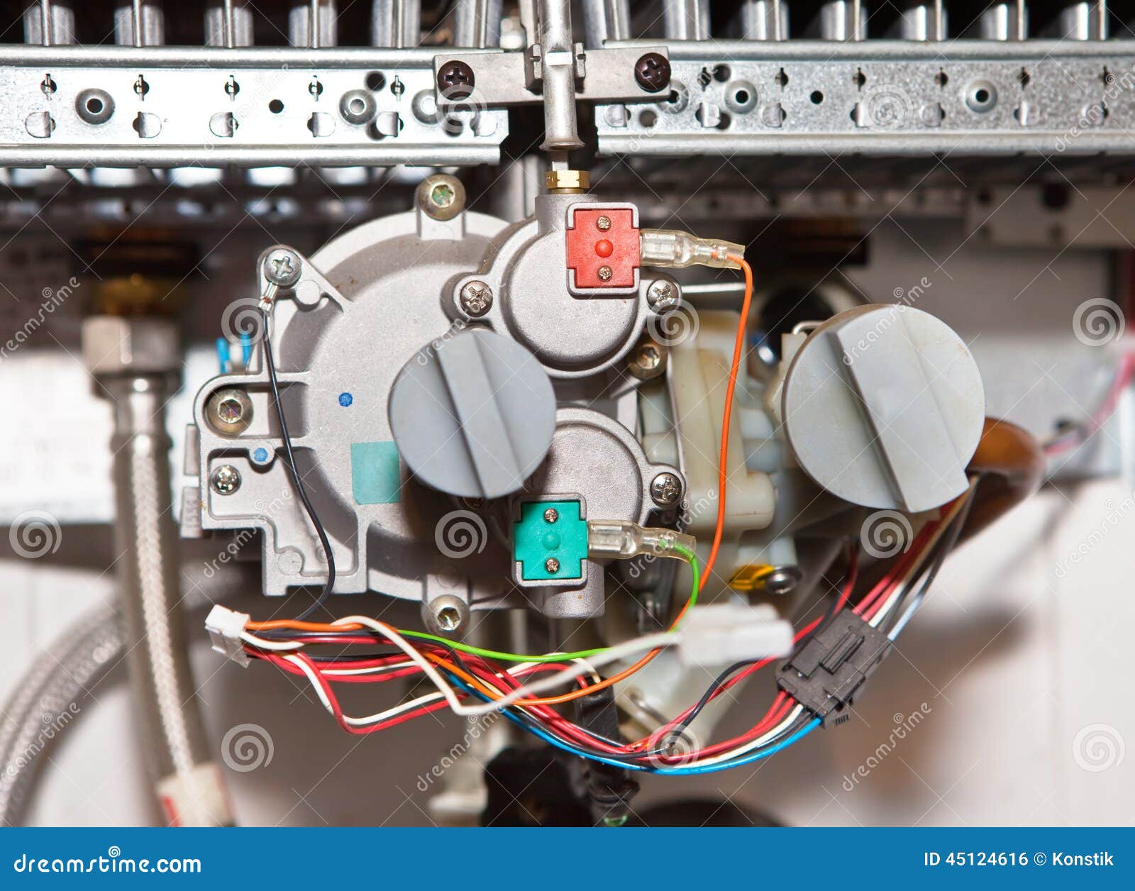 Element of Ignition of the Gas Water Heater, Boiler Stock Photo - Image ...