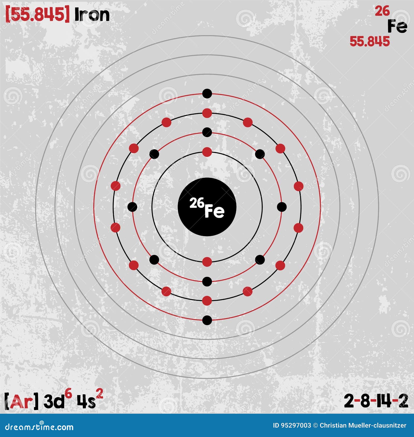 Element of Iron stock vector. Illustration of black, proton - 95297003