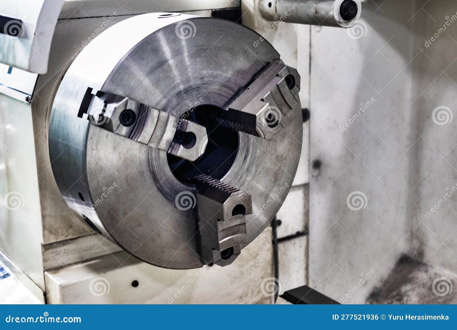 An Element of a Lathe for Fixing a Metal Part for Processing ...