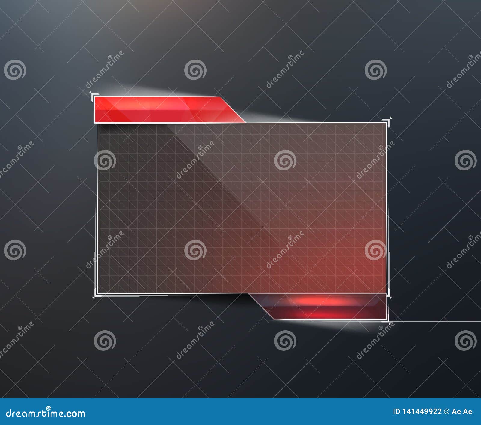 Element of Modern Design. Instrument Panel for Text. Dashboard User ...