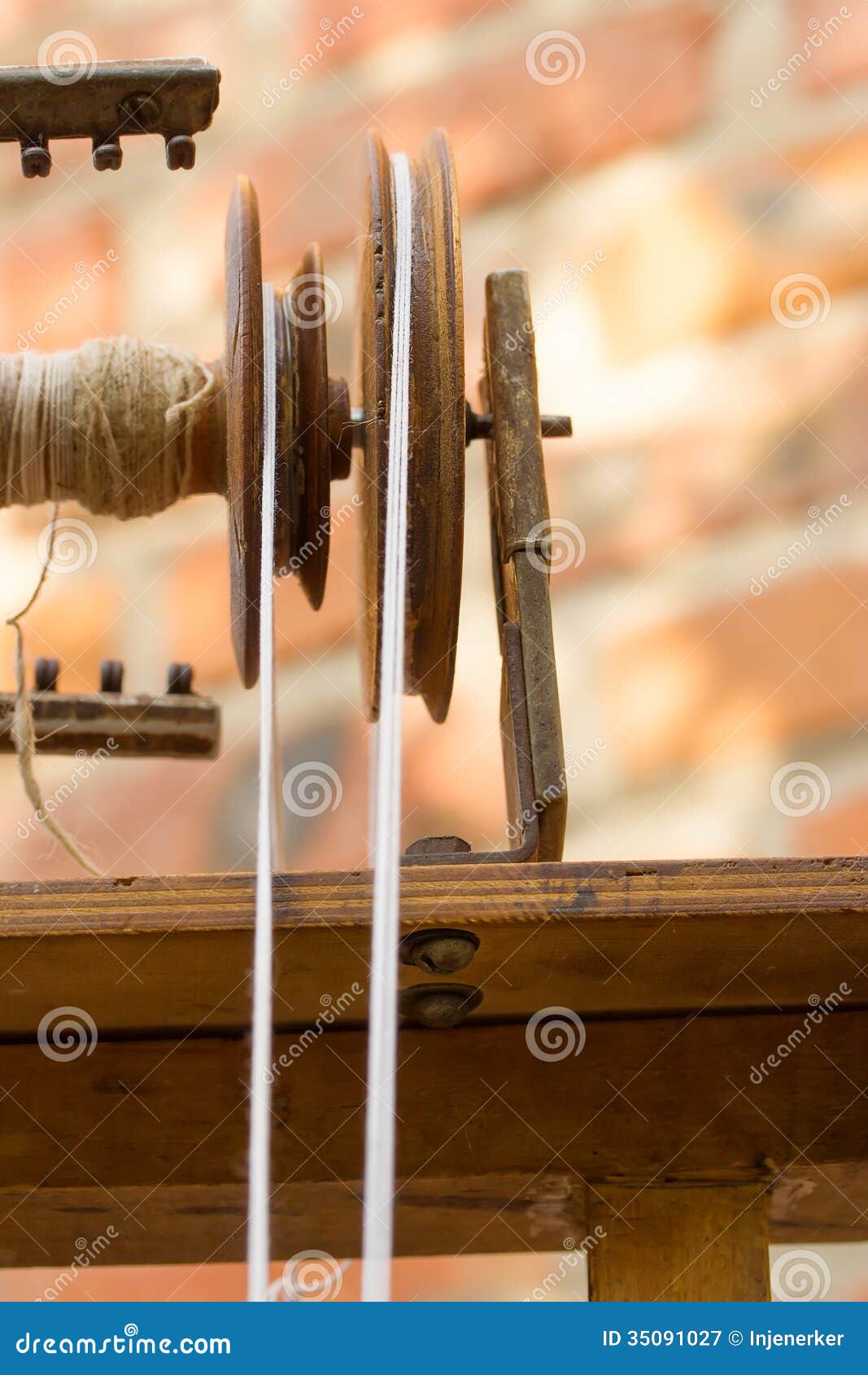Element Spinning Wheel Close-up Stock Image - Image of handicraft ...