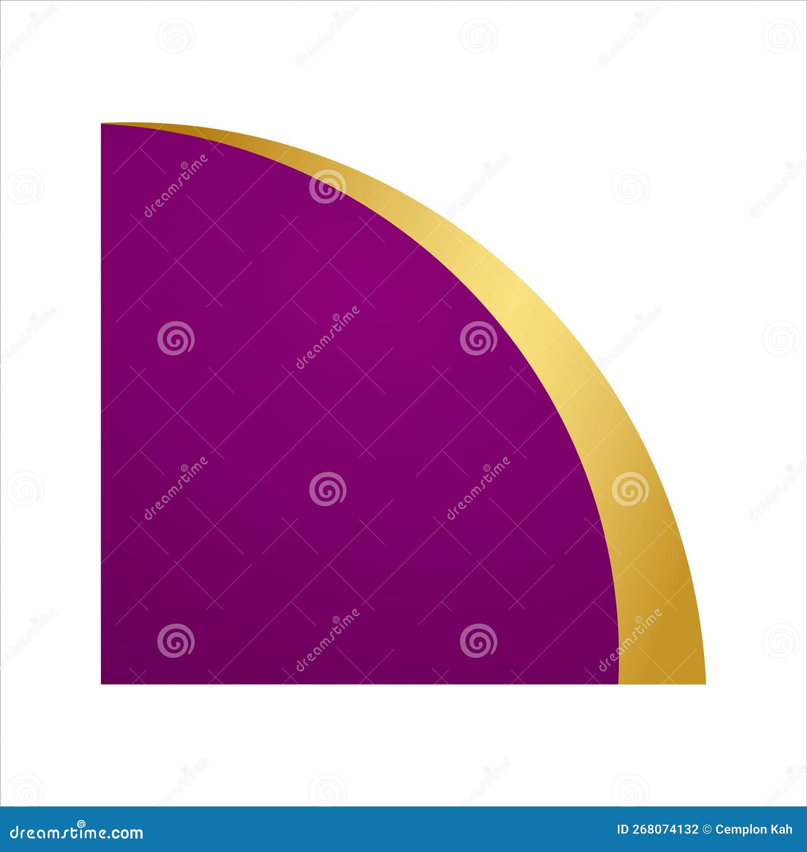 Curve Corner stock vector. Illustration of shadow, template - 268074132