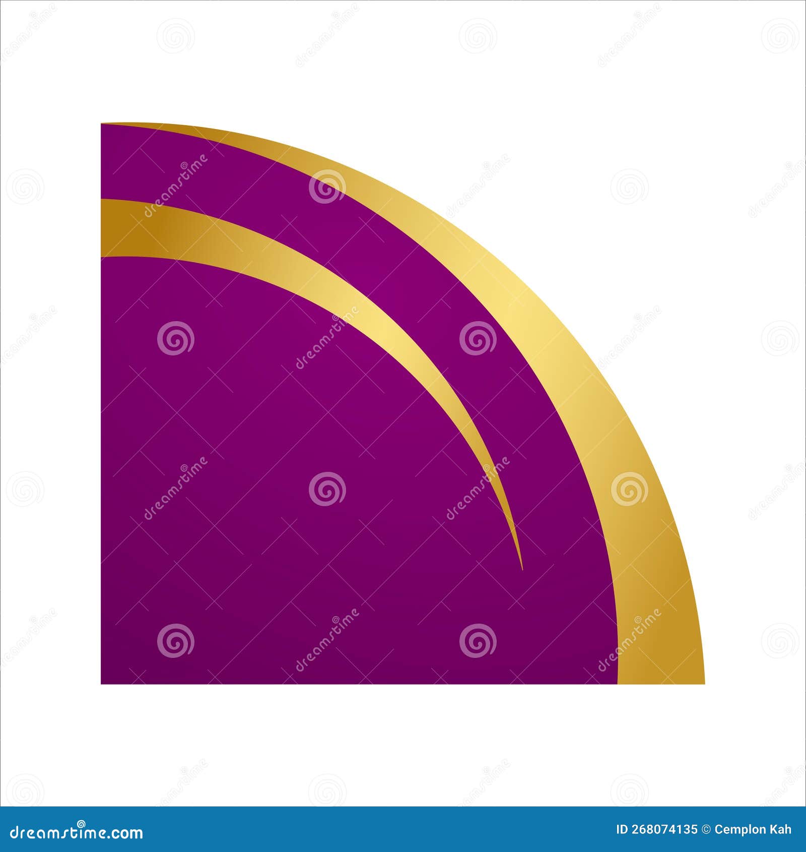 Curve Corner stock vector. Illustration of fold, isolated - 268074135