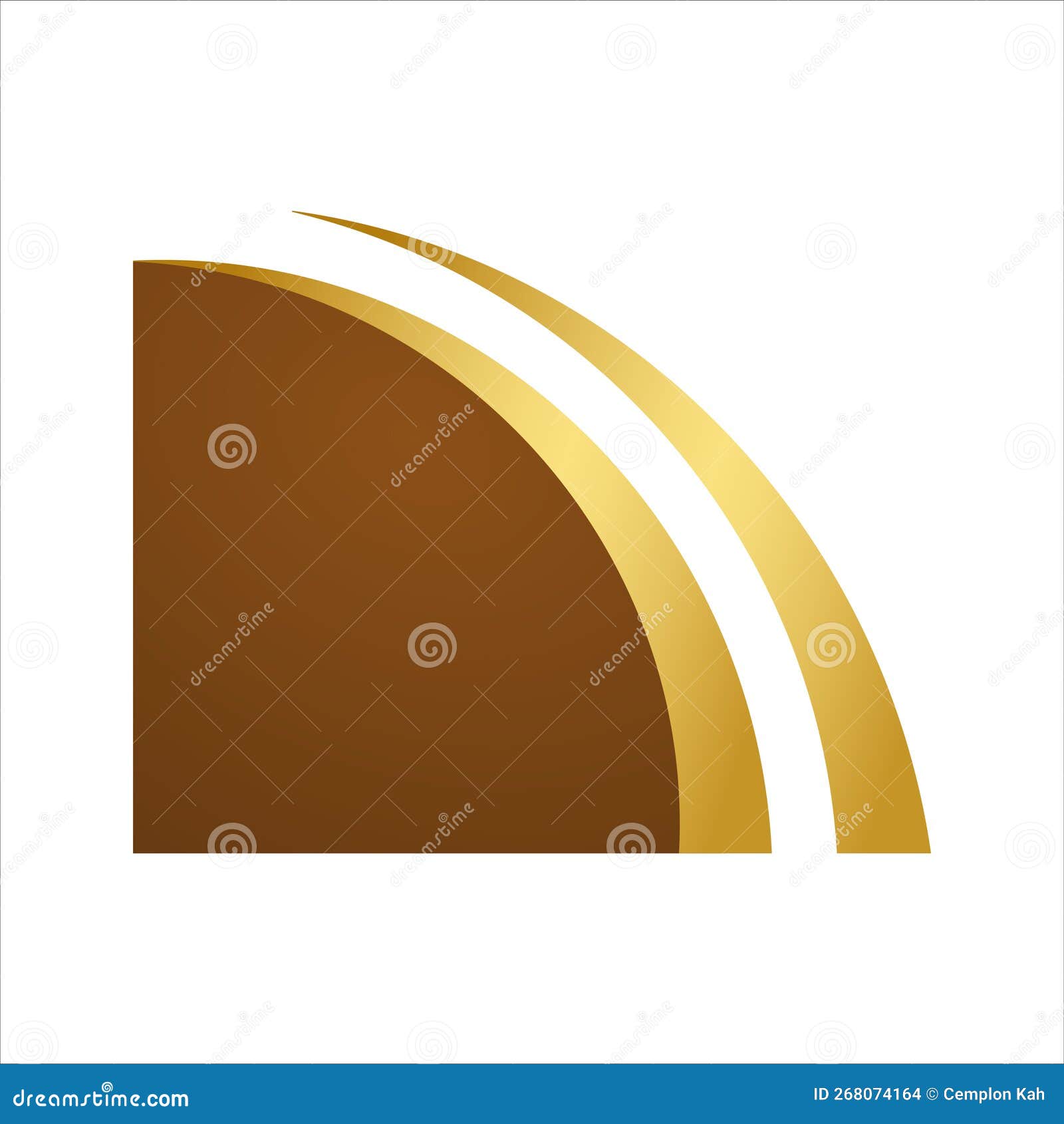 Curve Corner stock vector. Illustration of label, element - 268074164