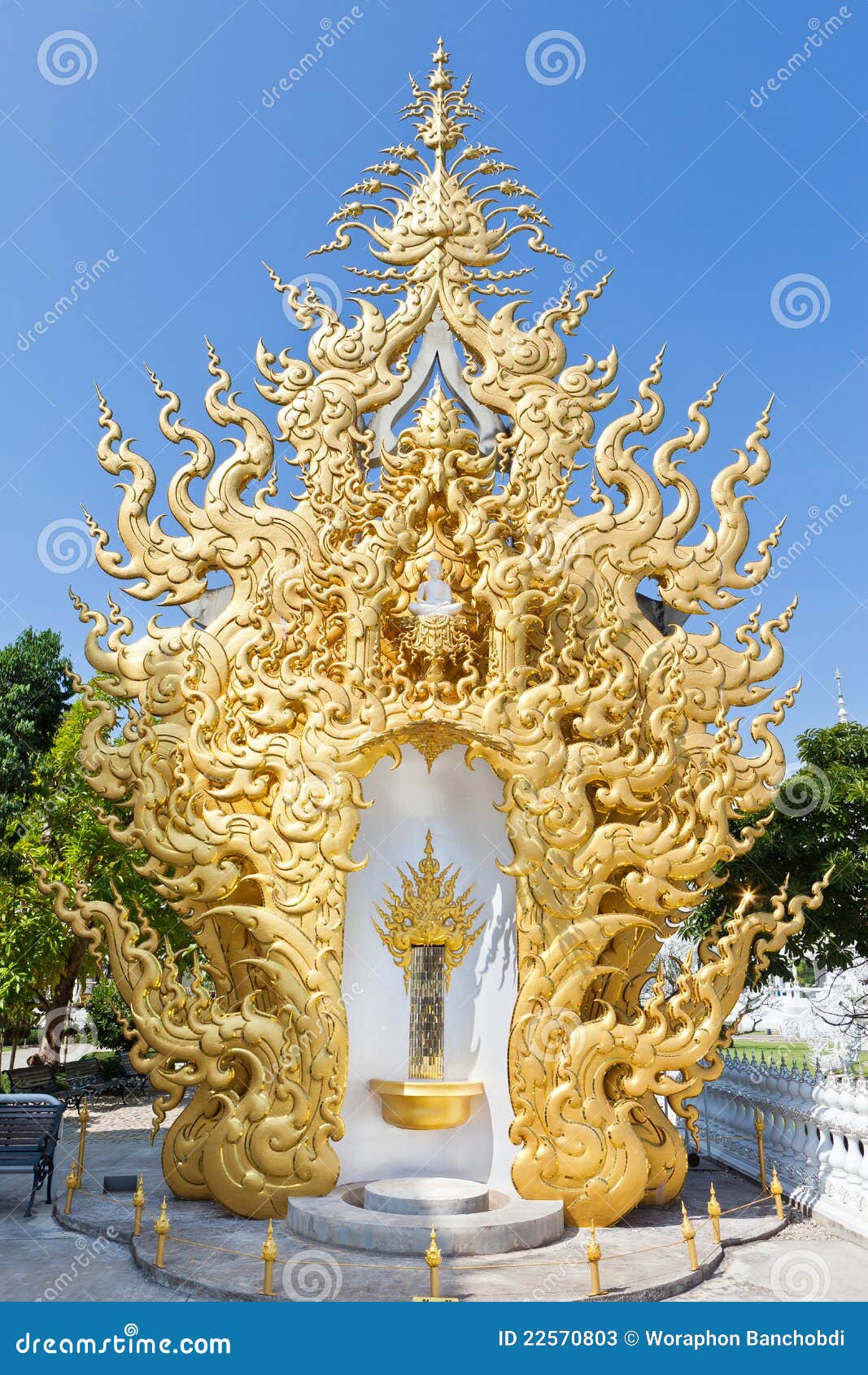 Element of Thai Art from Temple Stock Image - Image of decoration ...