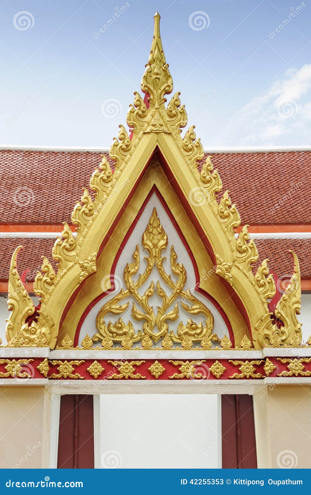 Element of Thai Art in the Temple Stock Image - Image of thailand, thai ...