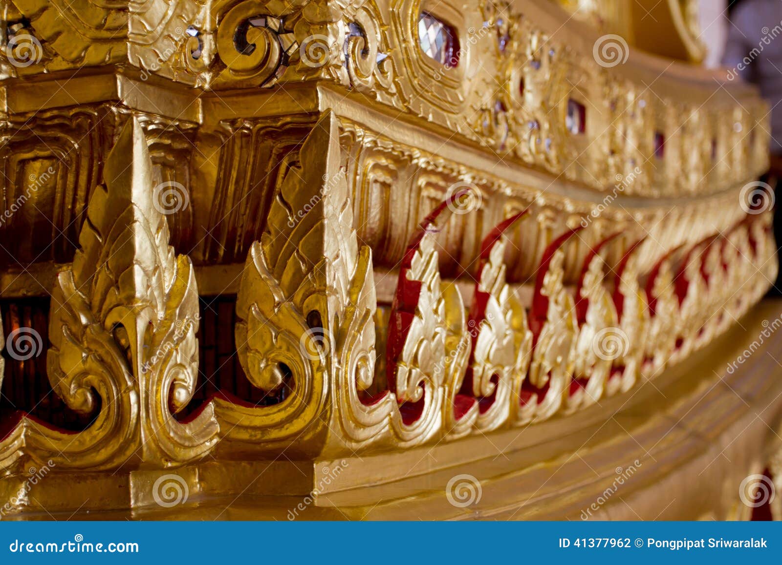 Element Of Traditional Thai Architecture Stock Photo | CartoonDealer ...