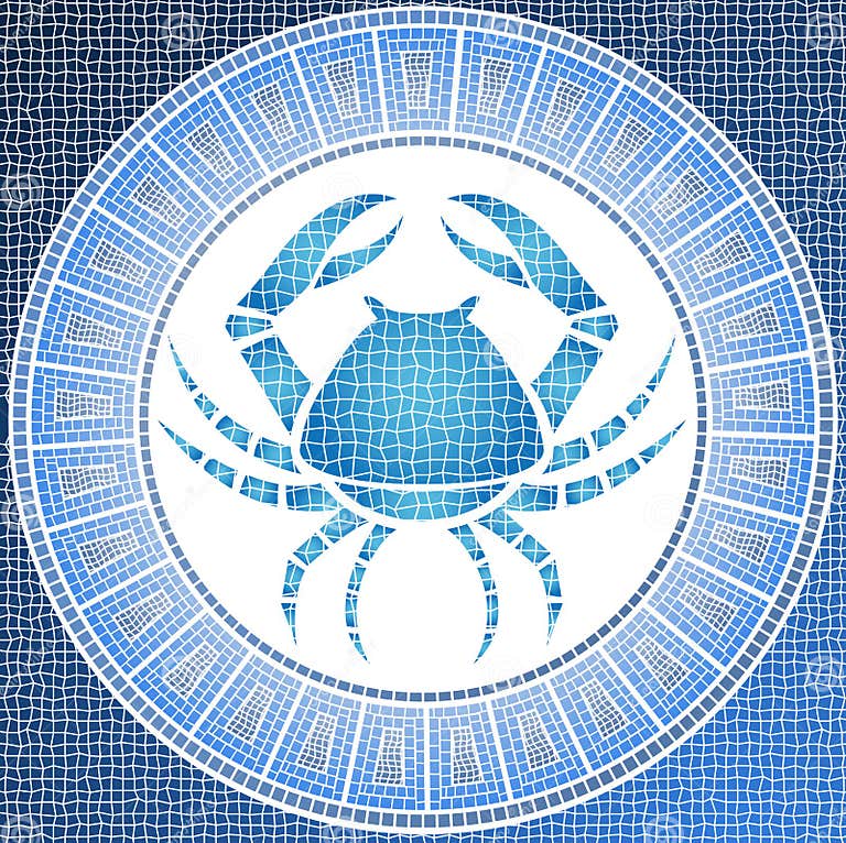 Element water: cancer stock vector. Illustration of cosmos - 7863686