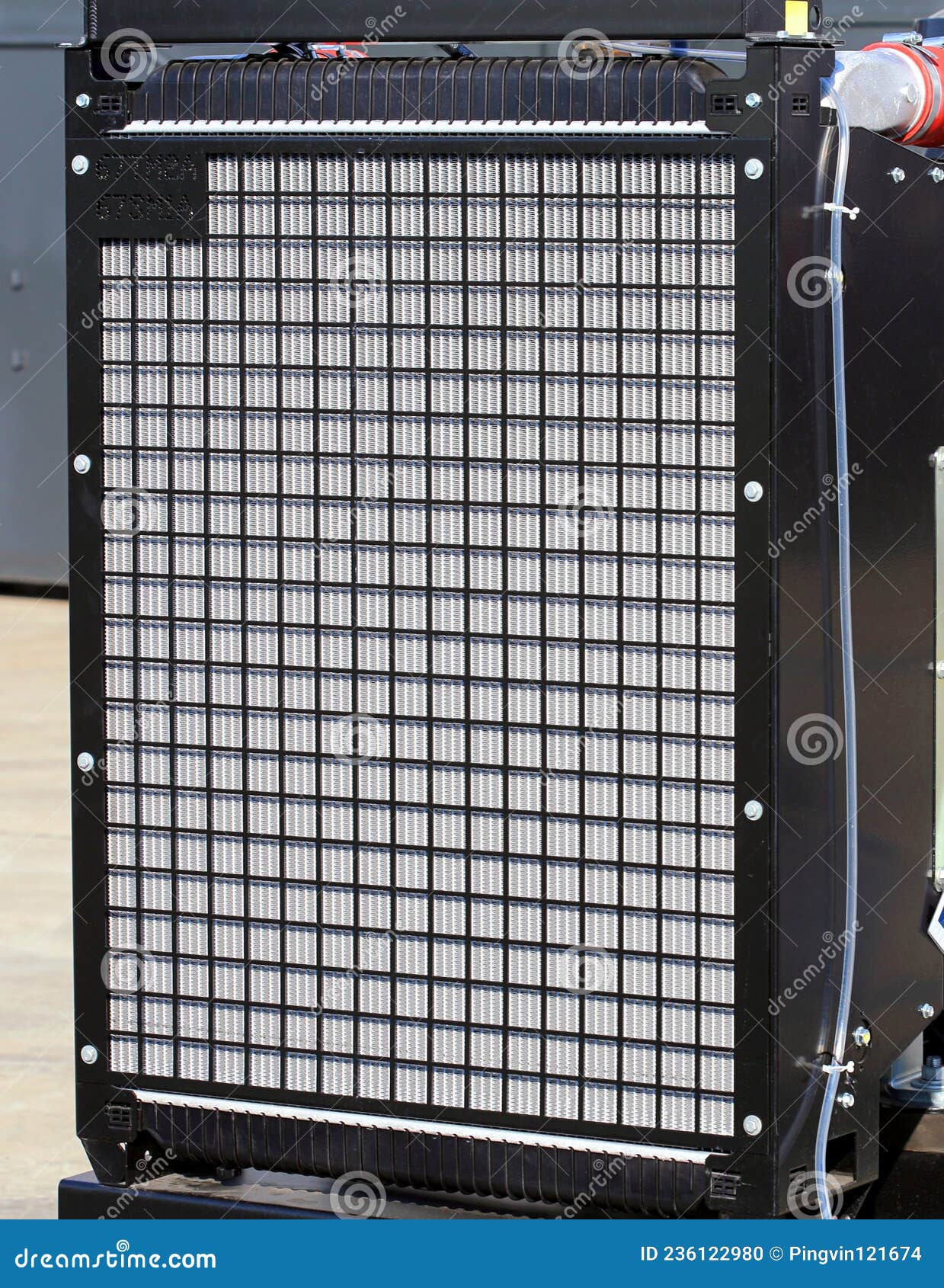 Car radiator grill stock photo. Image of pattern, heat - 236122980