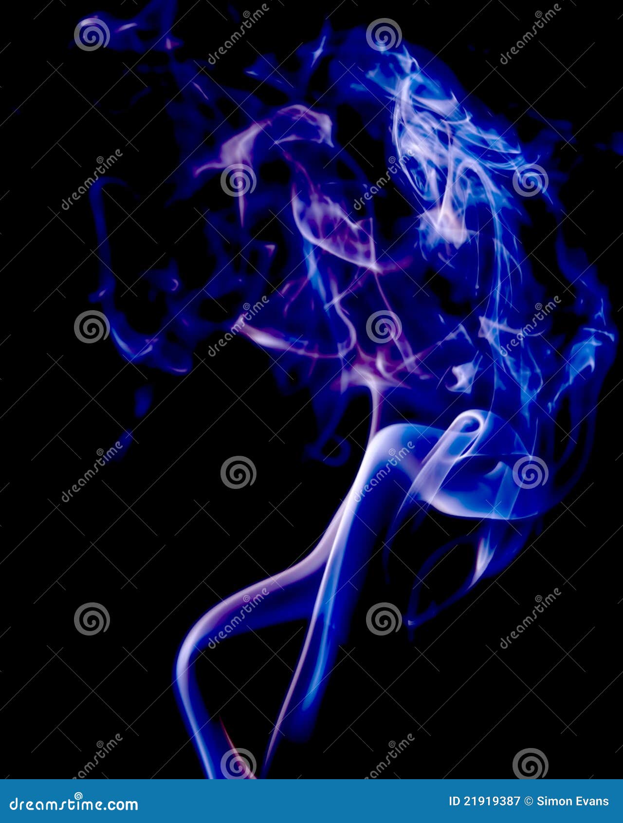 Elemental smoke stock image. Image of curves, blue, incense - 21919387