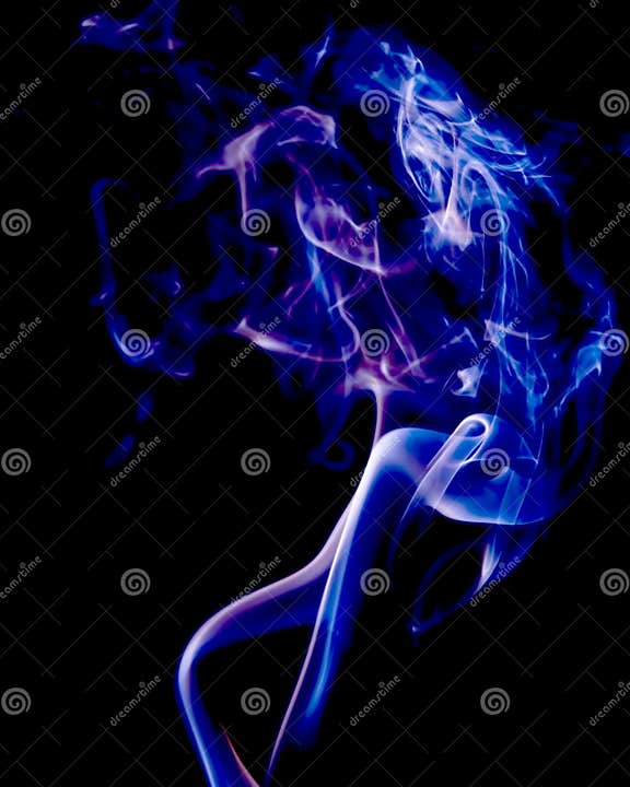 Elemental smoke stock image. Image of curves, blue, incense - 21919387