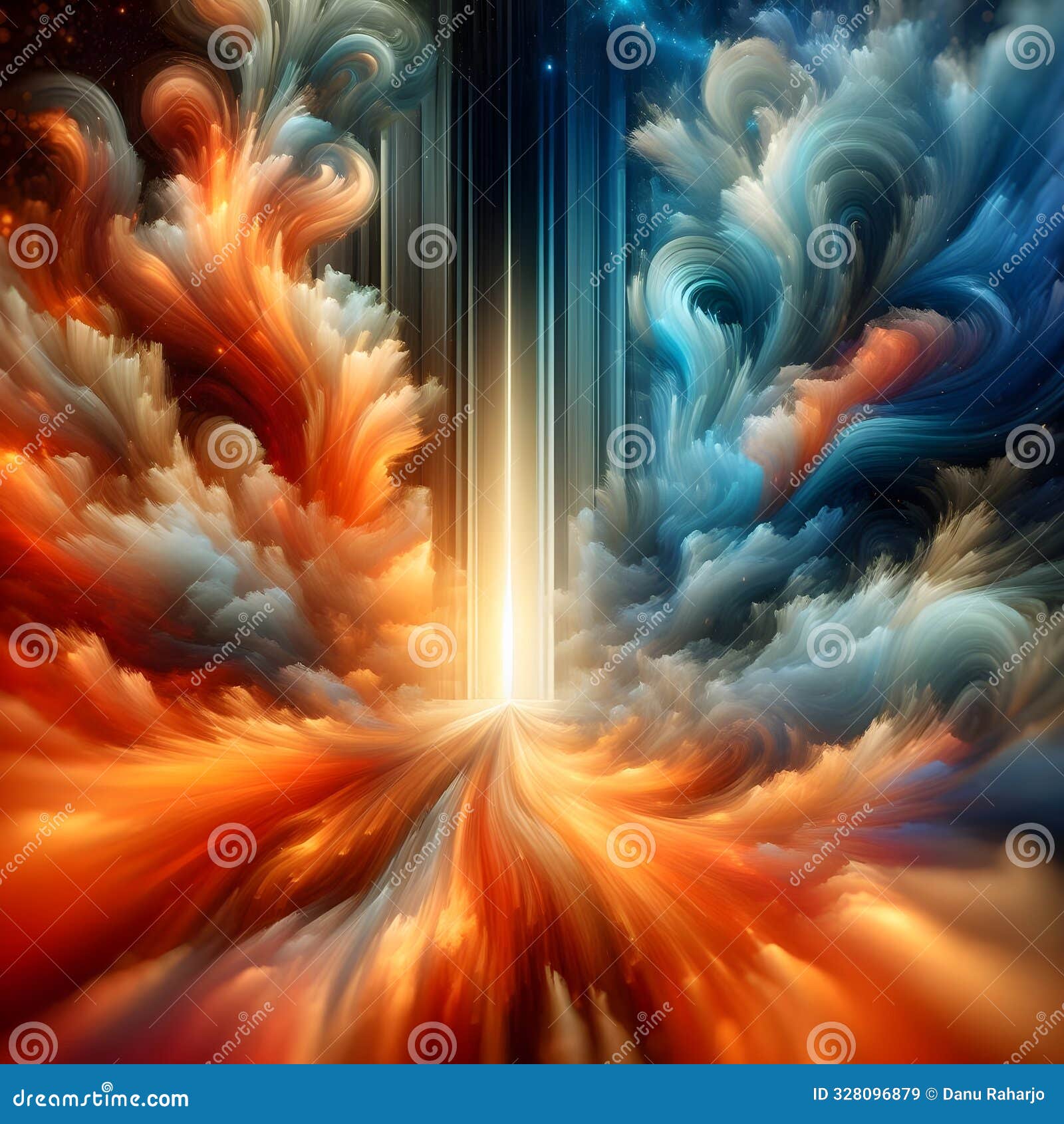 Elemental Symphony: Abstract Periodic Table Unveiled Stock Image ...