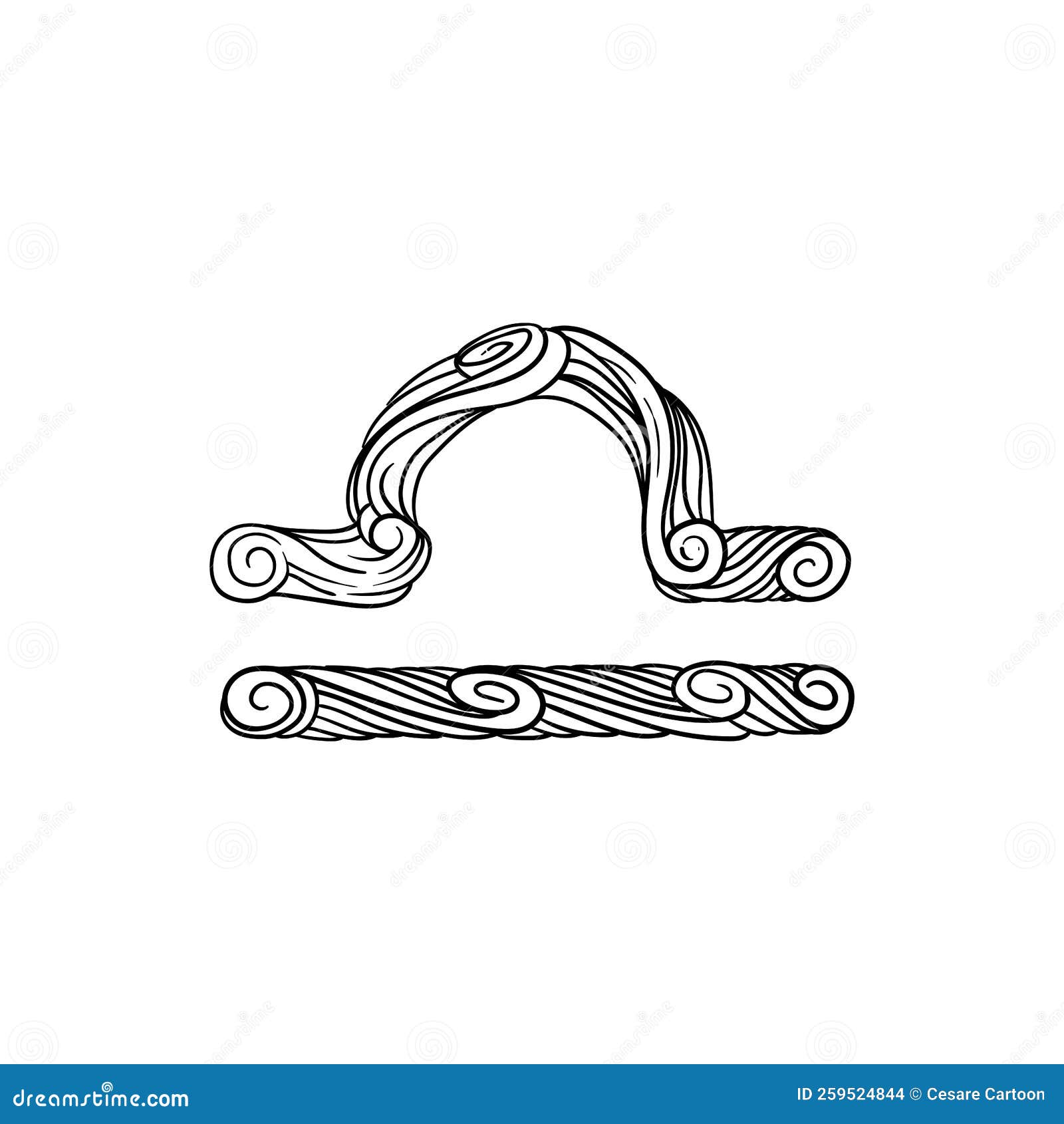 Zodiac symbol libra stock vector. Illustration of wind - 259524844