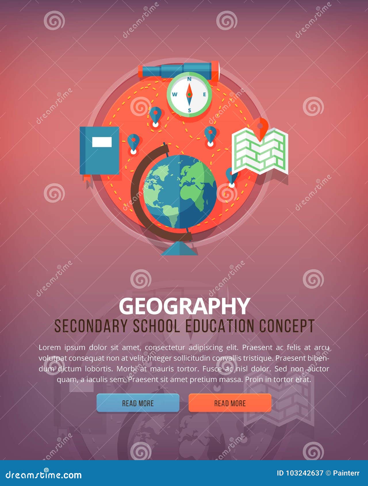 Elementary and Academic Science. Geography Study. Education and Science ...