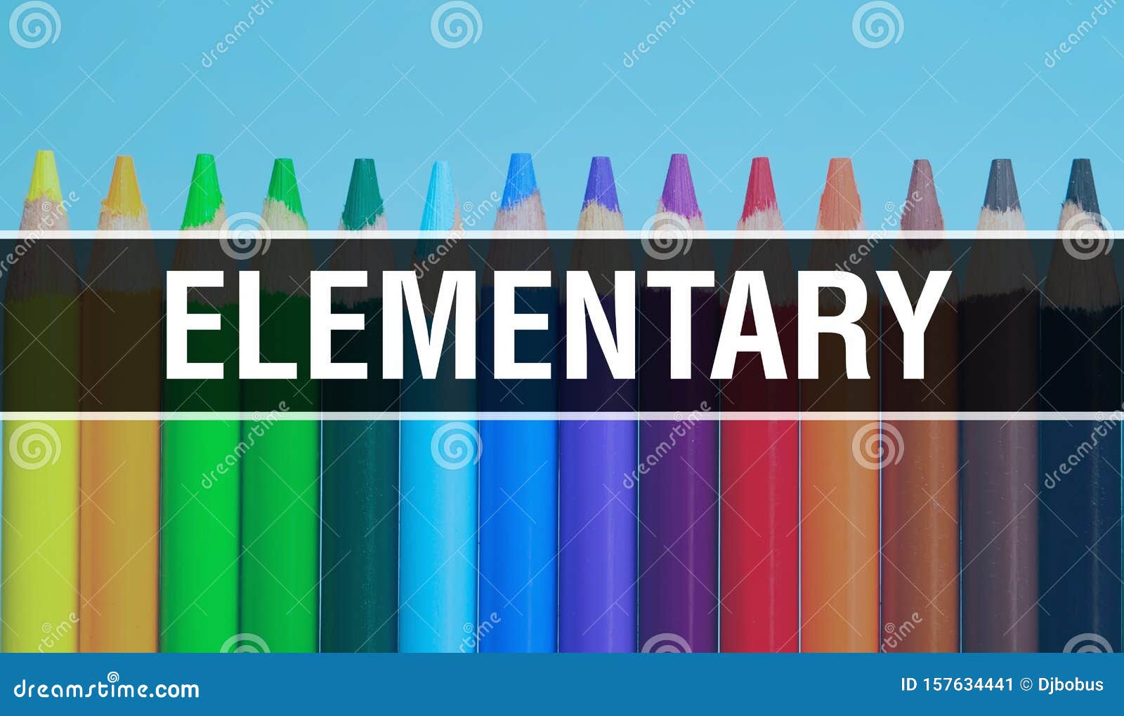 Elementary Concept with Education and Back To School Concept. Creative ...