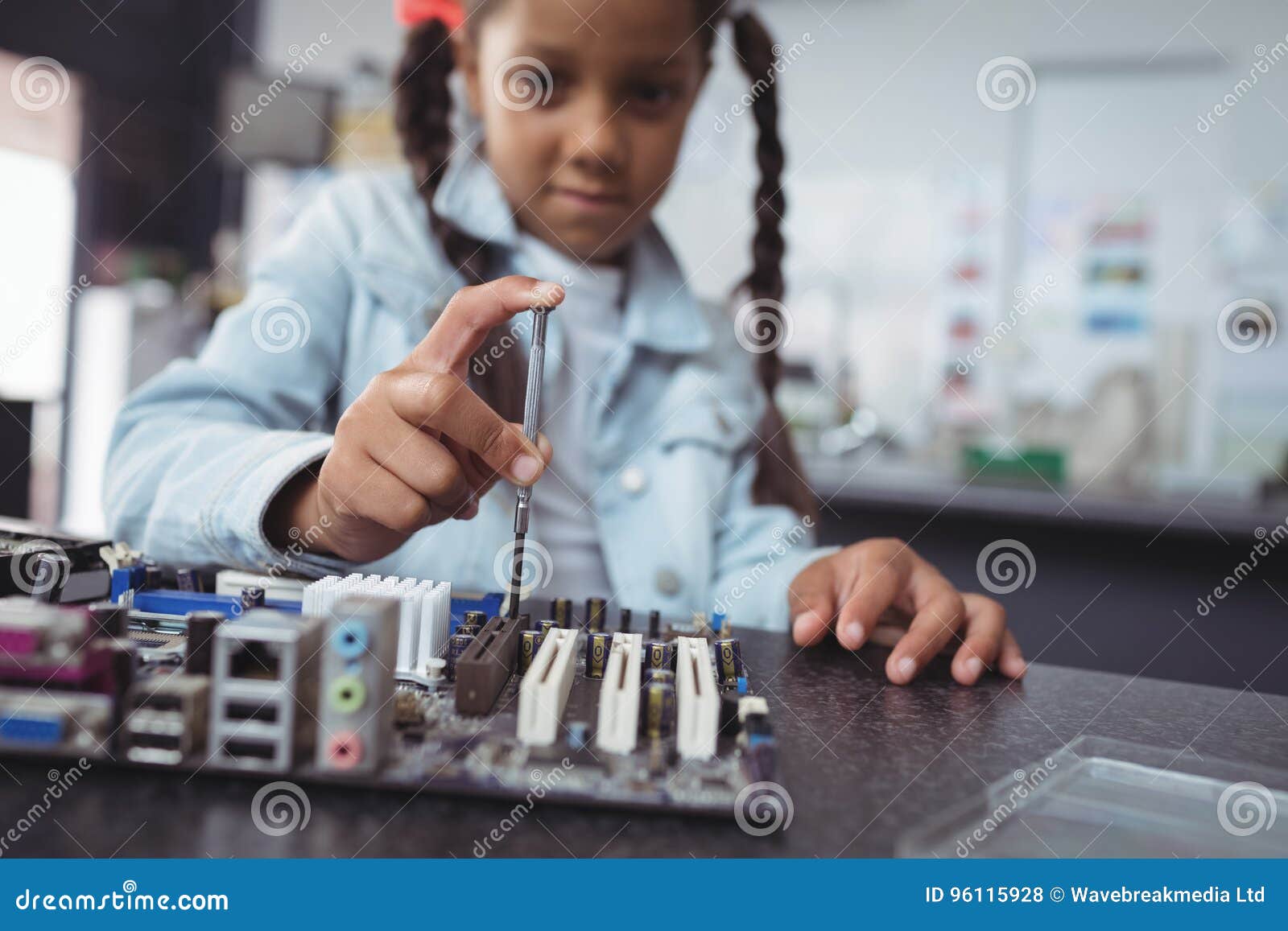 Assembling A Circuit Board Stock Photography | CartoonDealer.com #13209842