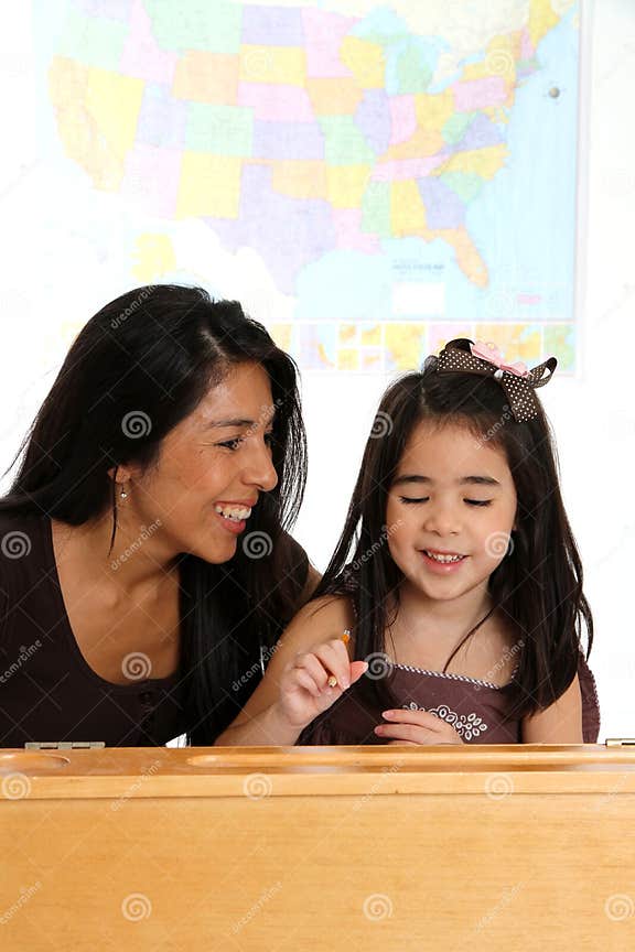 Elementary Girl in School stock image. Image of girl - 20769441