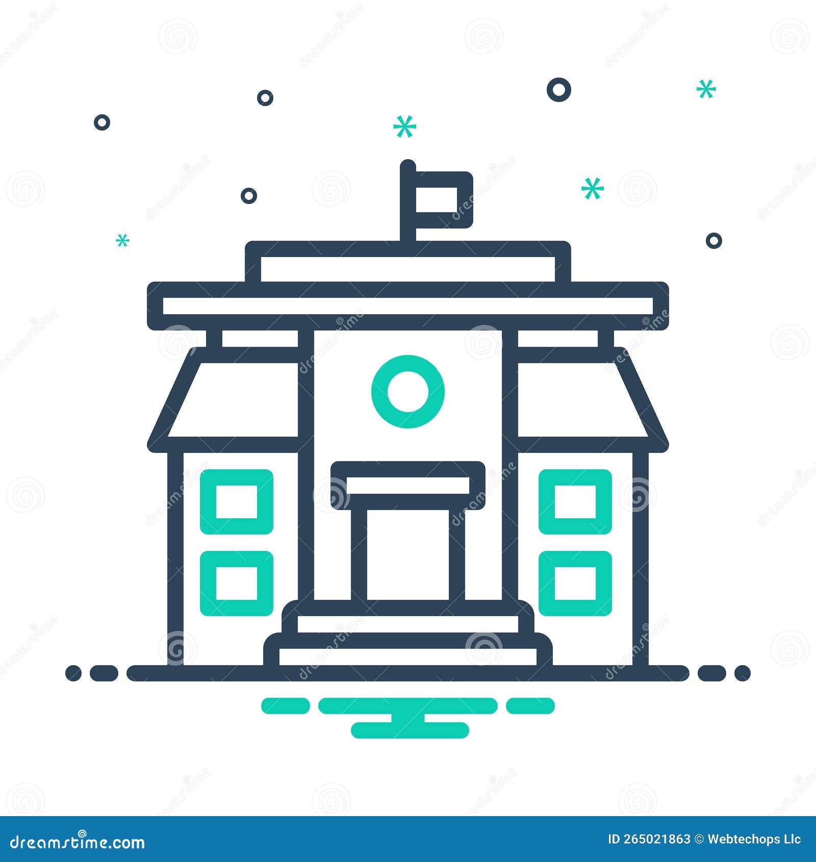 Mix Icon for Elementary, Easy and School Stock Vector - Illustration of ...