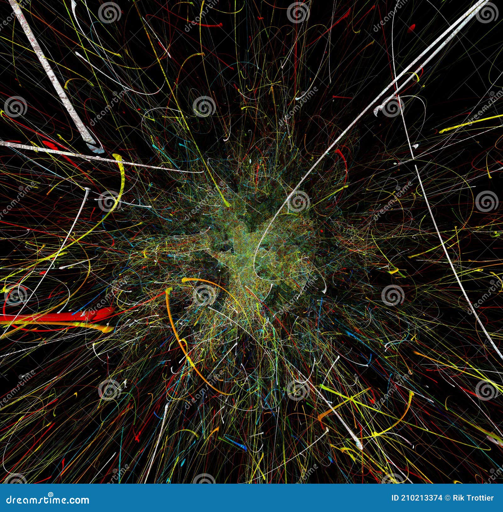 Elementary Particles Abstract Stock Illustration - Illustration of ...