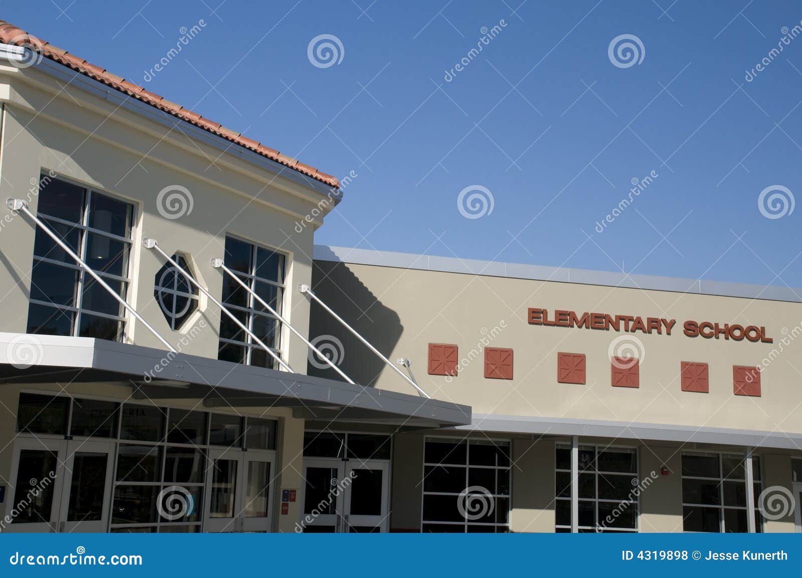 Elementary School stock photo. Image of windows, school - 4319898