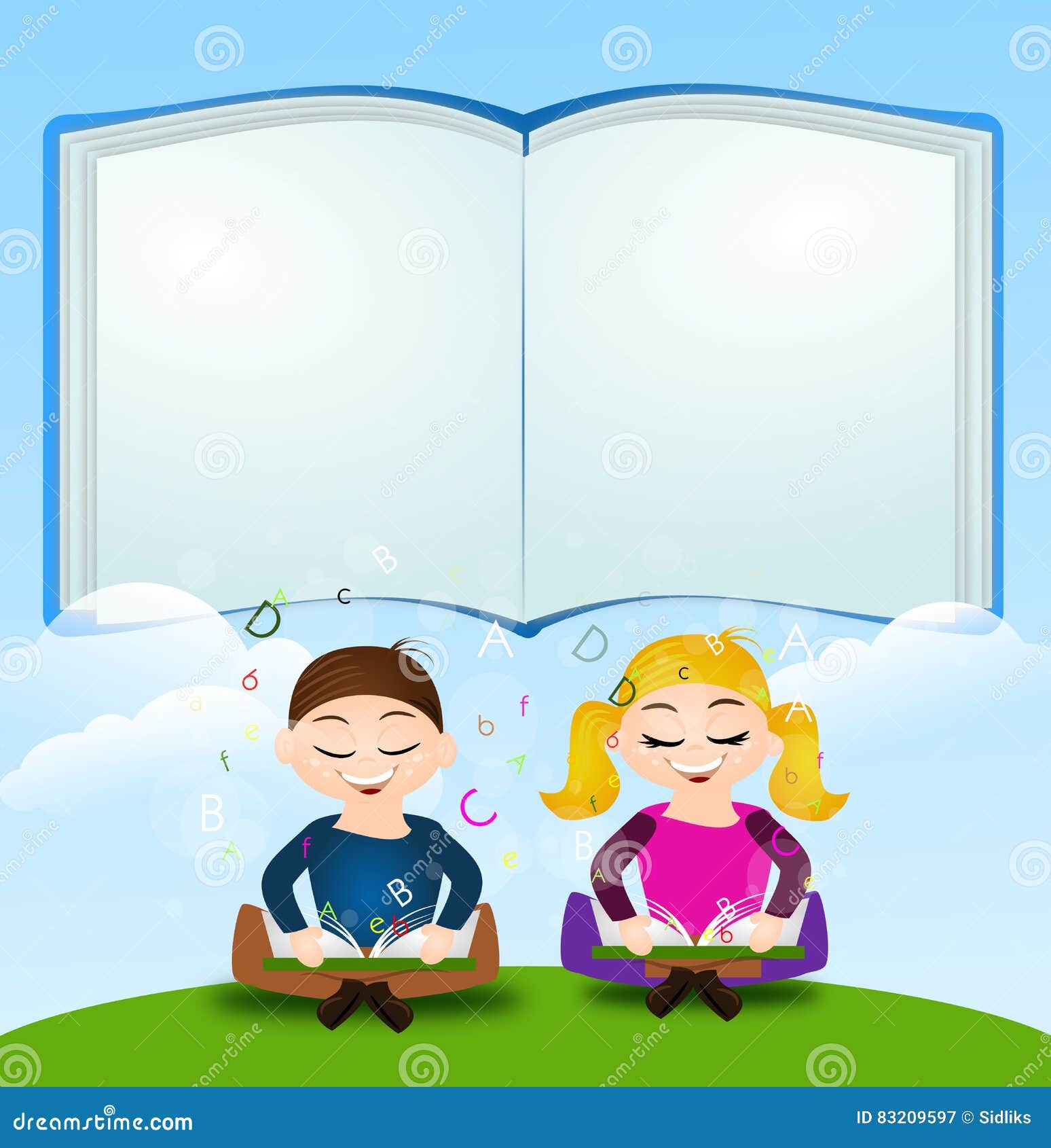 Elementary School Background Stock Illustration - Illustration of blank ...