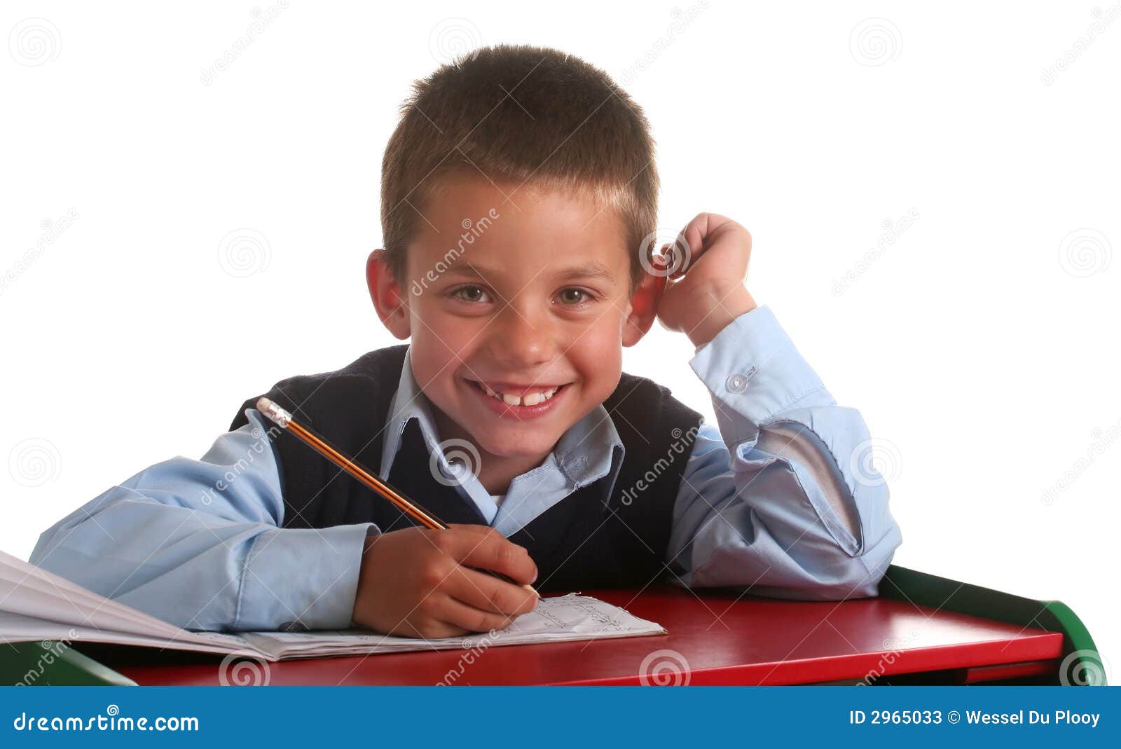 Elementary School boy stock image. Image of smile, class - 2965033