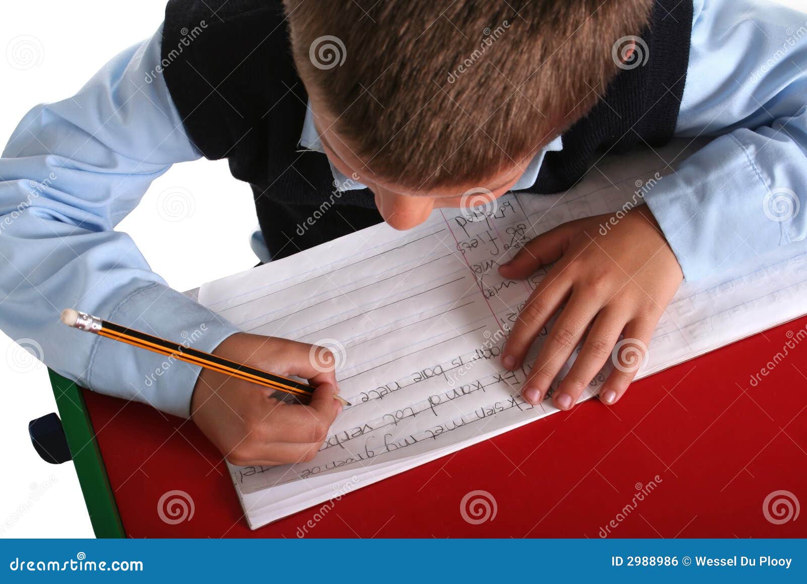 Elementary School boy stock photo. Image of learn, prepare - 2988986