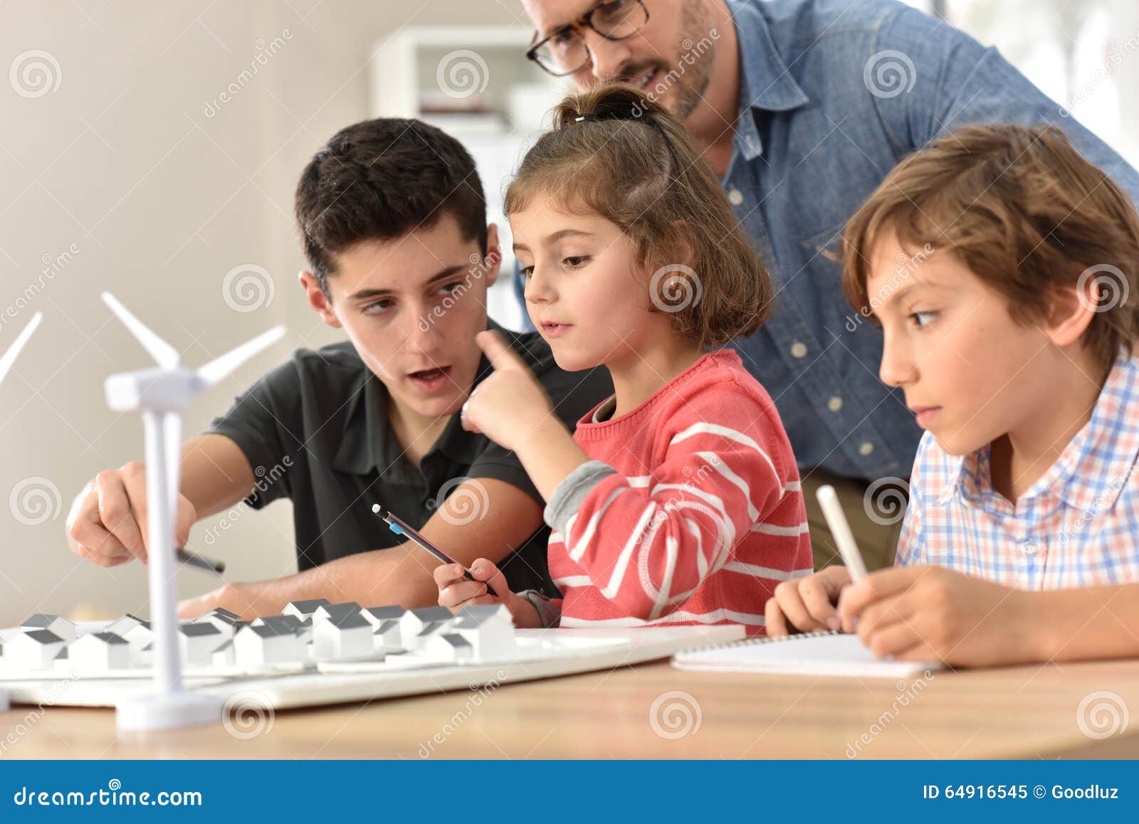 Elementary School Class of Ecology Awareness Stock Image - Image of ...