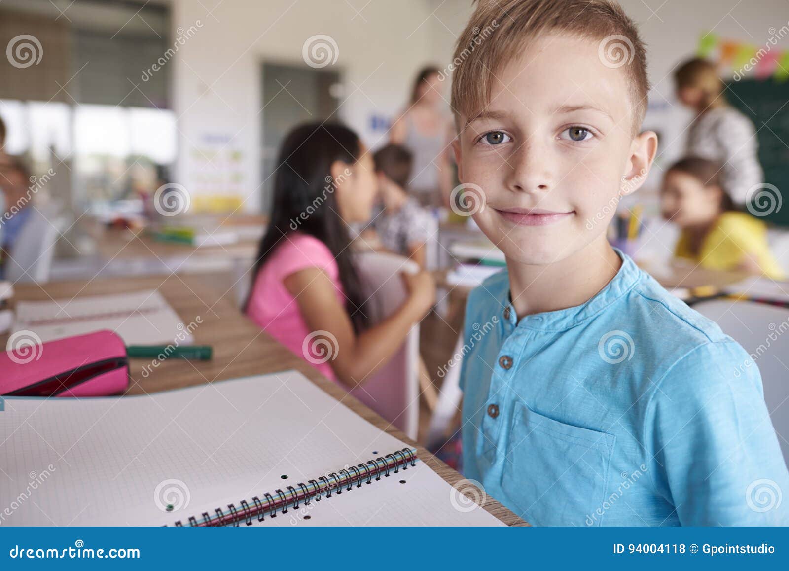 Elementary school stock photo. Image of portrait, male - 94004118