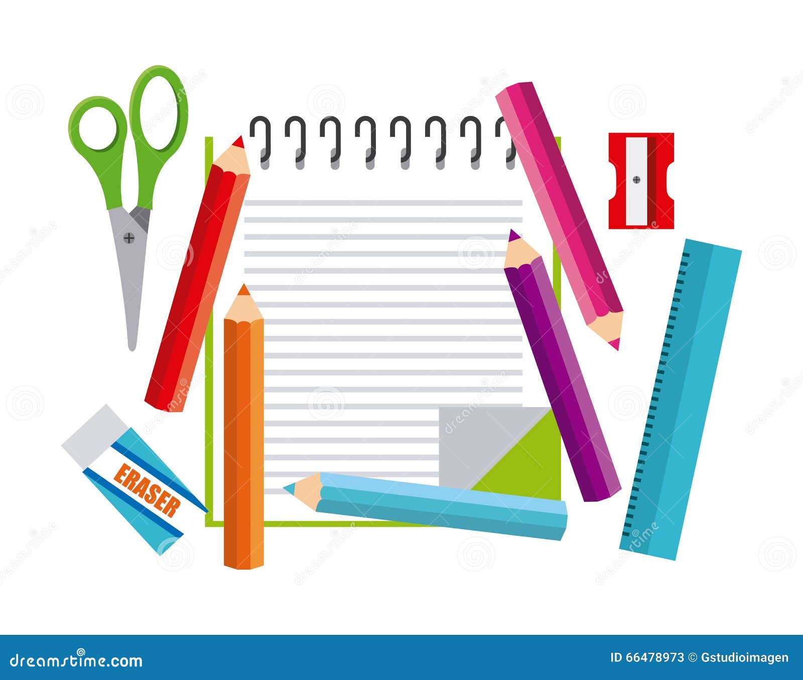 Elementary school design stock vector. Illustration of college - 66478973